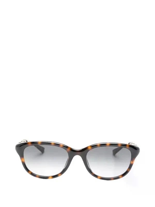 Gucci Bamboo Tortoiseshell-effect Sunglasses - Brown