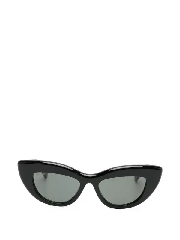 Gucci Double G Cat-eye Sunglasses - Black