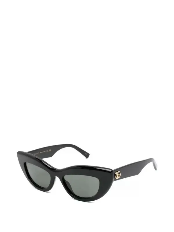 Gucci Double G Cat-eye Sunglasses - Black