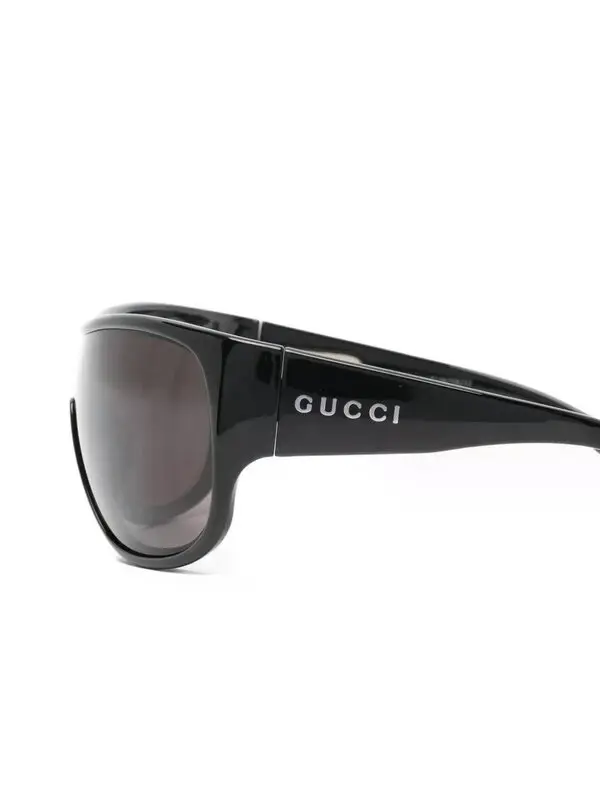 Gucci Shield-frame Sunglasses