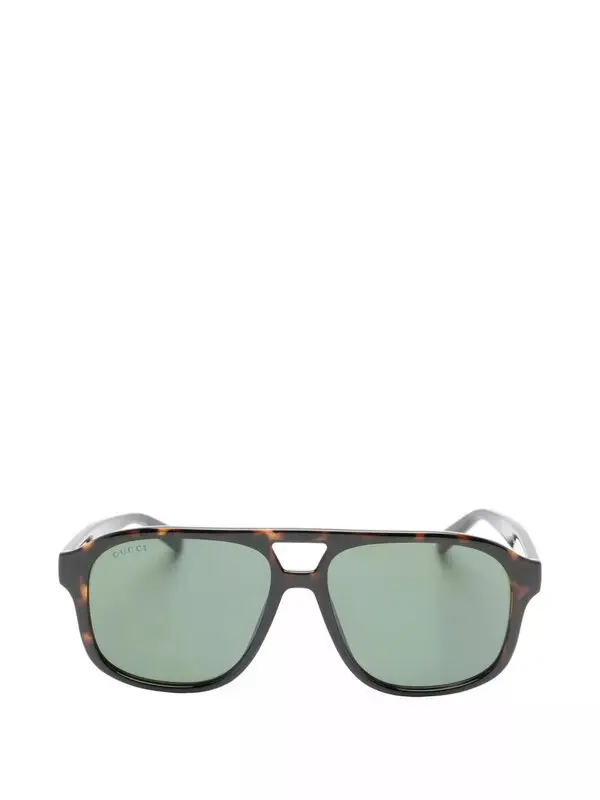 Gucci Tortoiseshell-effect Sunglasses - Brown