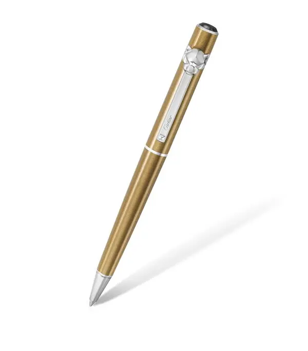 Cartier Panthère De Ballpoint Pen - Beige