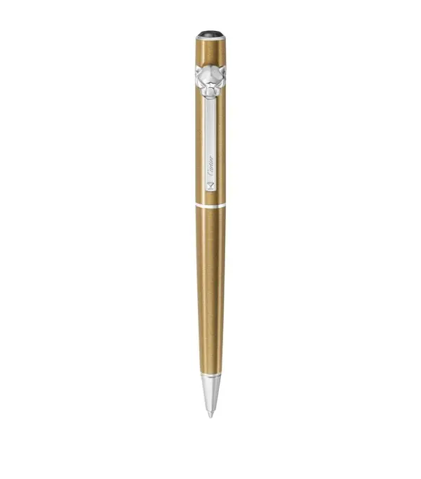 Cartier Panthère De Ballpoint Pen - Beige