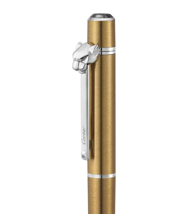 Cartier Panthère De Ballpoint Pen - Beige