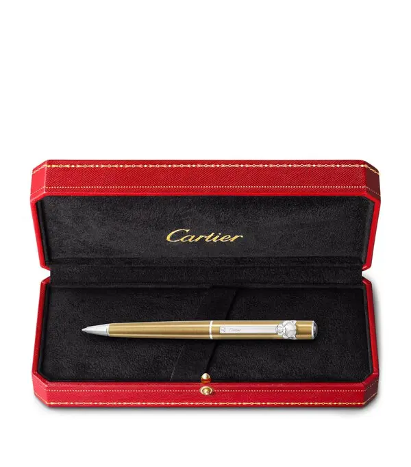 Cartier Panthère De Ballpoint Pen - Beige