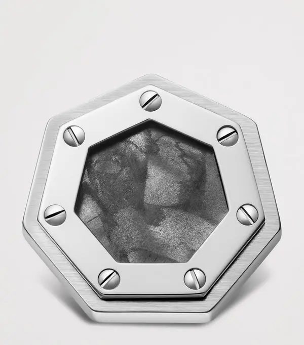 Cartier Sterling Silver Santos De Cufflinks