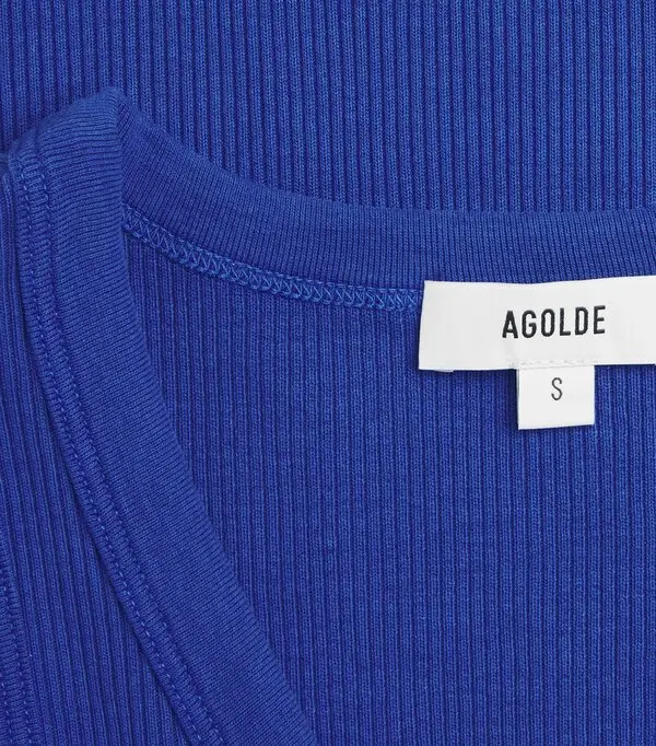 AGOLDE Ribbed Poppy Tank Top