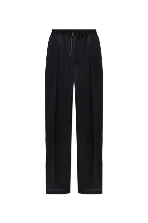 MAISON MARGIELA Loose-fit Satin Pants - Black