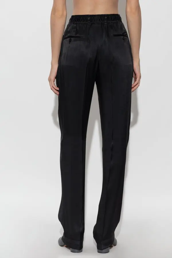 MAISON MARGIELA Loose-fit Satin Trousers