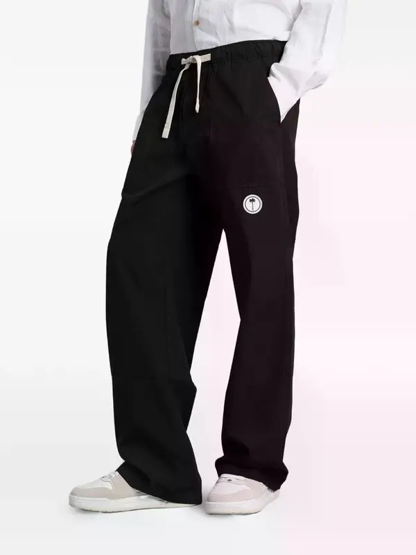 Palm Angels Cotton Wide-leg Trousers