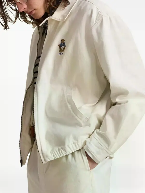 Polo Ralph Lauren Bear Embroidered Twill Jacket