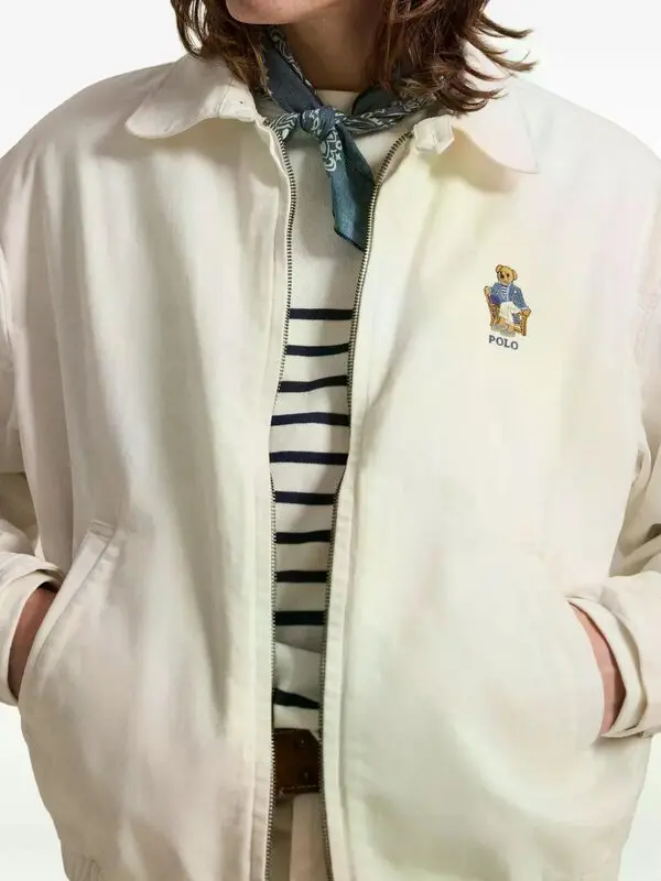 Polo Ralph Lauren Bear Embroidered Twill Jacket