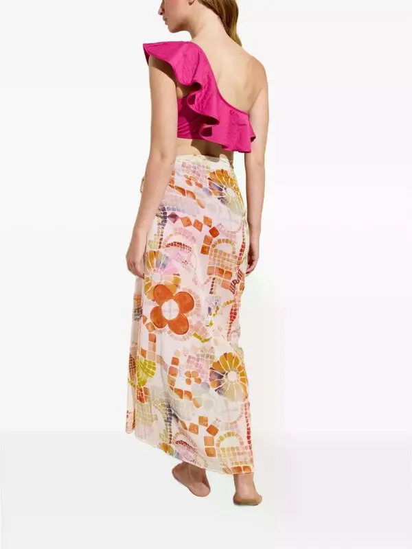 MARIE OLIVER Selena Mosaic-print Sarong