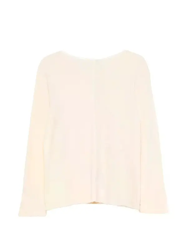 SECOND / LAYER Waffle-knit T-shirt - Neutrals