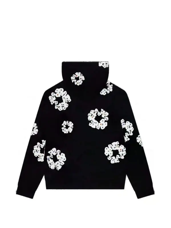 DENIM TEARS Cotton Wreath Hoodie - Black