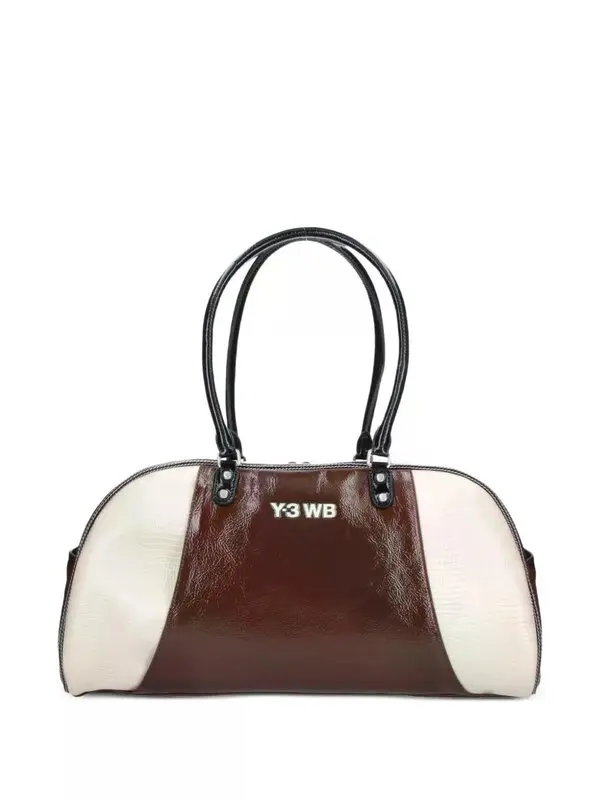 Y3 X Wales Bonner Leather Panelled Holdall Bag - Brown