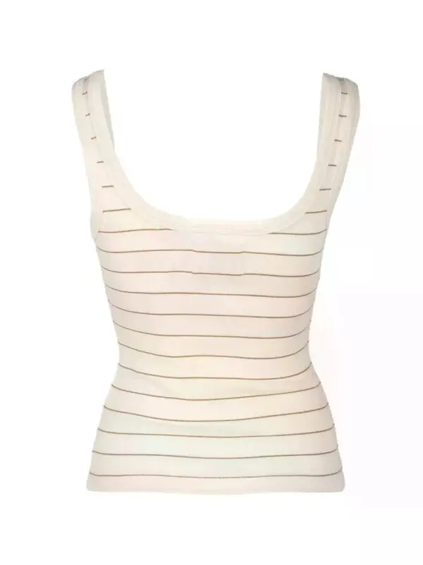 Citizens Of Humanity Faye Ribbed Knit Tank Top - Neutrals
