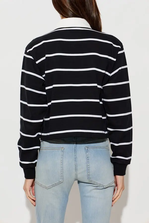 Amiri Striped Pattern Polo