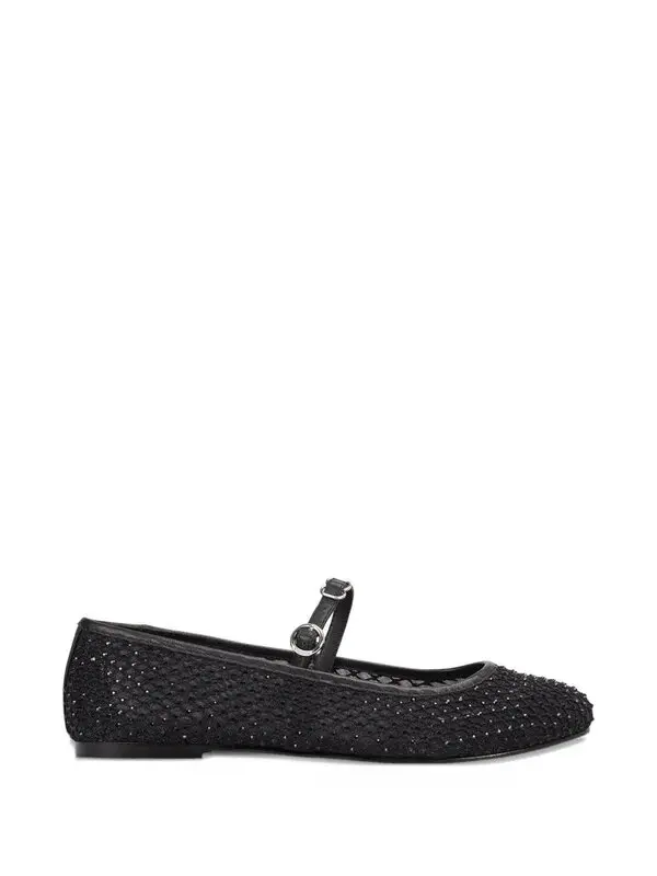 Hugo Embellished Strap-detail Ballet Flats
