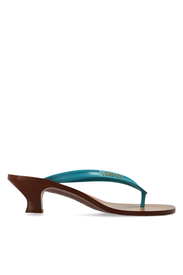 Versace Sophie' Heeled Mules - Blue