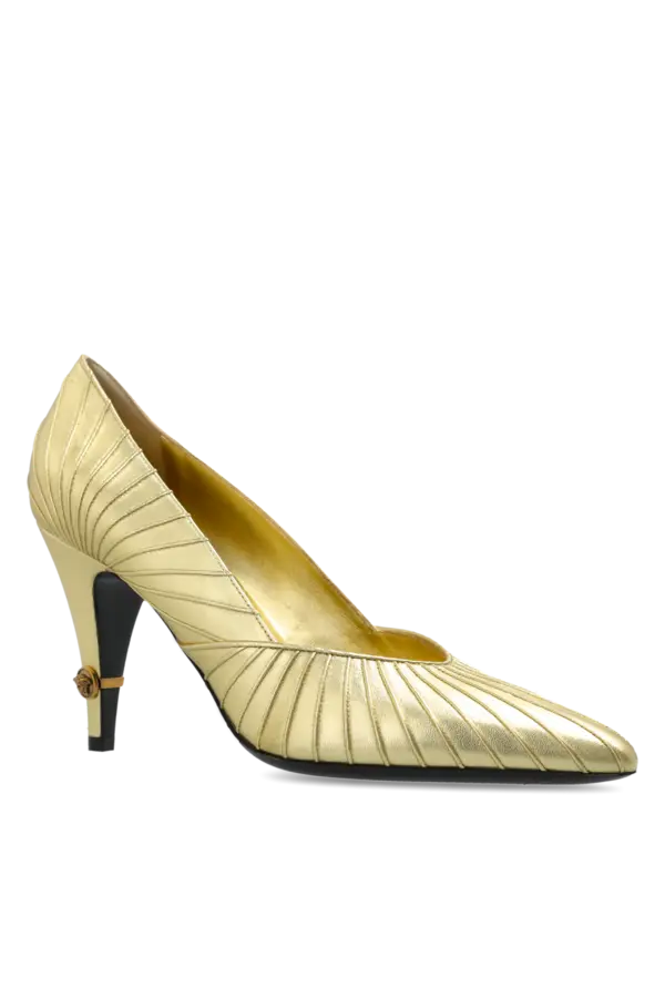 Versace Heeled Pumps - Gold