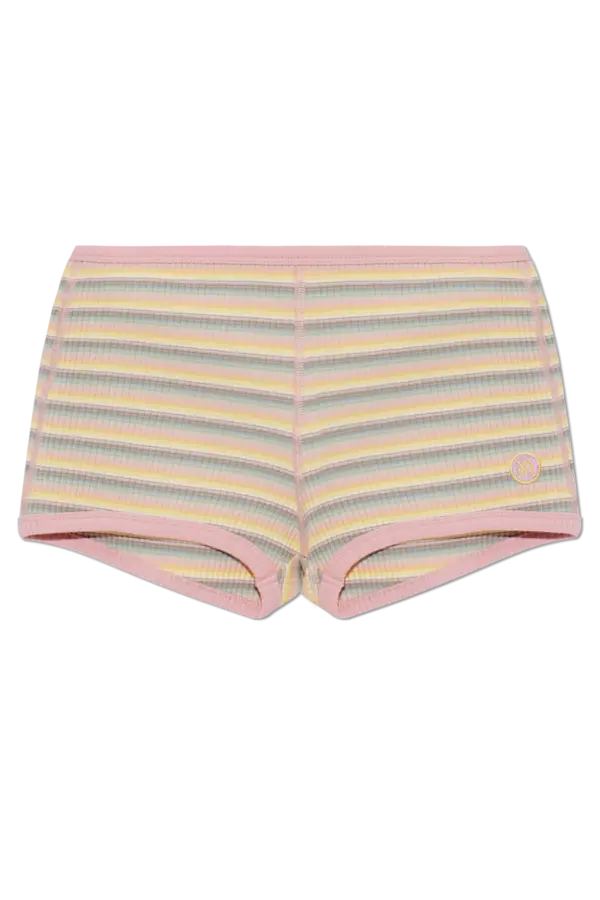 Amiri Striped Knit Shorts