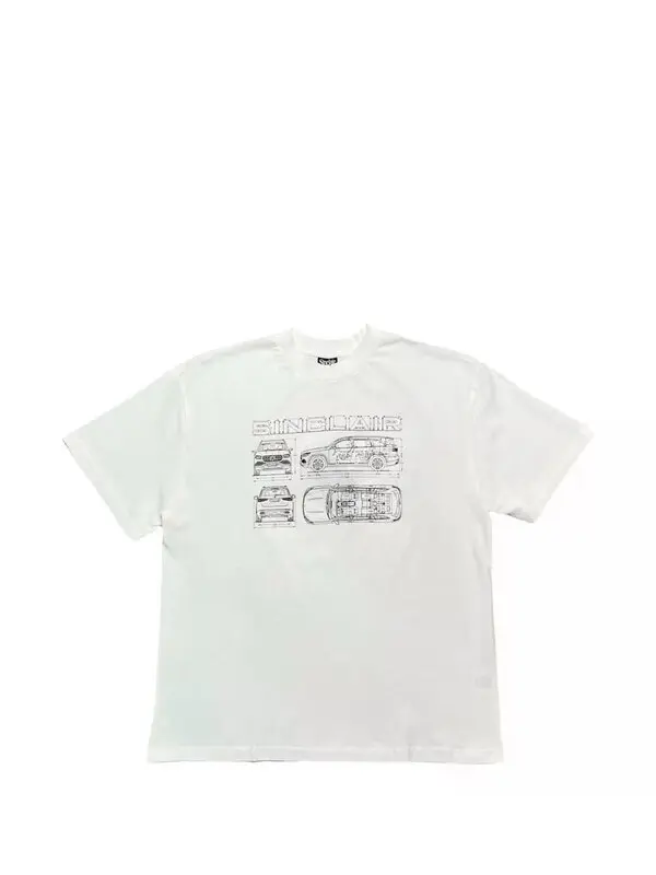 SINCLAIR Blueprint Short-sleeved T-shirt - White