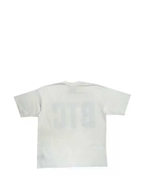 SATOSHI NAKAMOTO Slogan-print Short-sleeve T-shirt - White