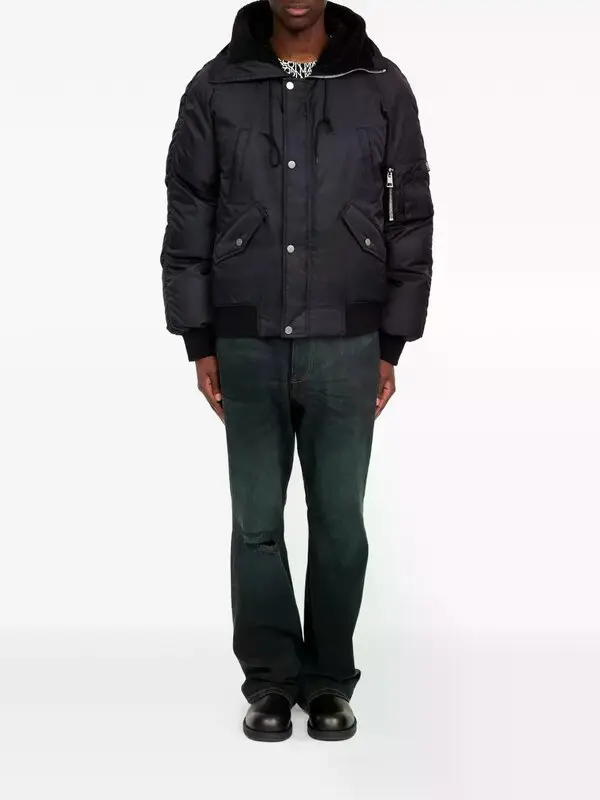 MAISON MARGIELA Hooded Nylon Bomber Jacket