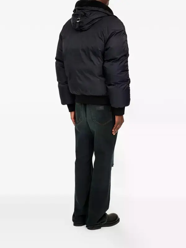 MAISON MARGIELA Hooded Nylon Bomber Jacket