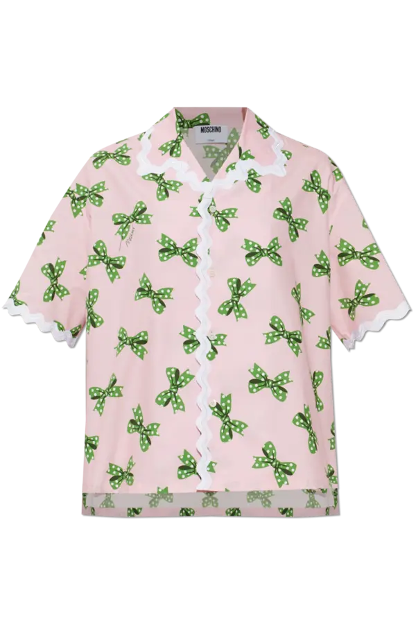 Moschino Shirt With Print - Pink