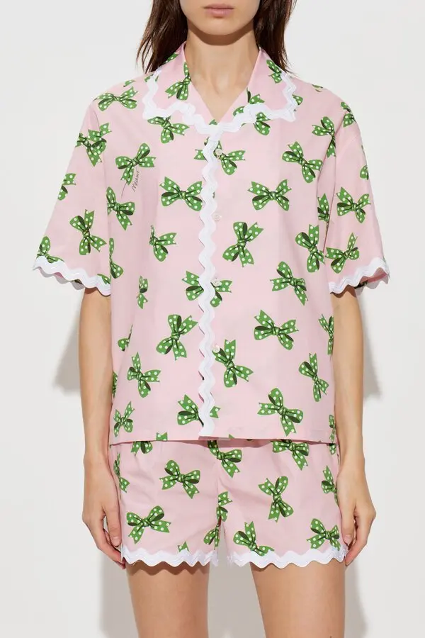 Moschino Printed Cotton Shirt