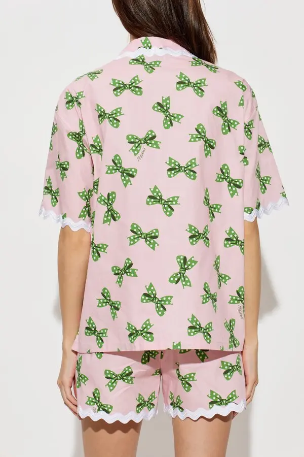 Moschino Printed Cotton Shirt