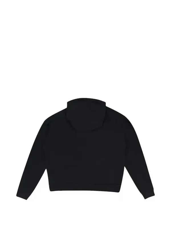 Rhude Logo Print Hoodie - Black