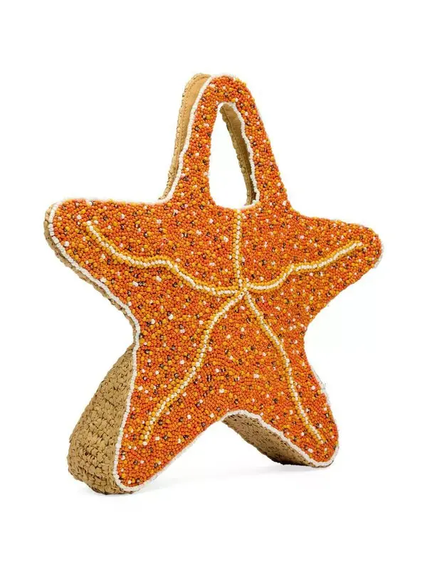 SIMONMILLER Beaded Starfish Tote Bag