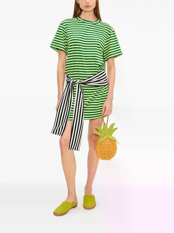 SIMONMILLER Lottie Striped Mini T-shirt Dress