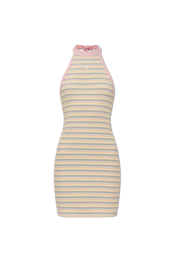 Amiri Dress With Stripe Pattern - Multicolour