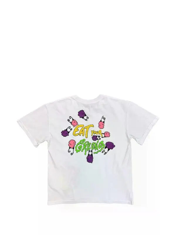 ANTI PROMO Graphic-print Chest-pocket T-shirt