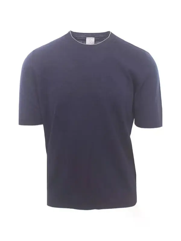 Eleventy Contrast-trim T-shirt
