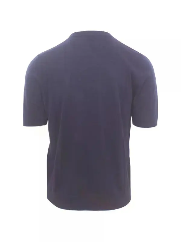 Eleventy Contrast-trim T-shirt