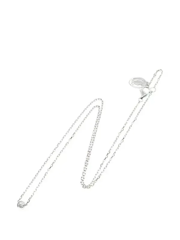 Cartier 18k White Gold Diamond Necklace