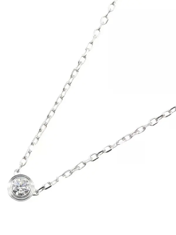Cartier 18k White Gold Diamond Necklace