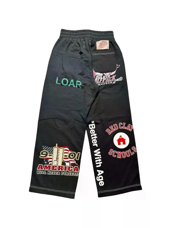 BETTER WITH AGE Remoir Reconstructed Track Pants - Black