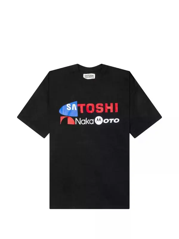 SATOSHI NAKAMOTO Tech Giants T-shirt - Black