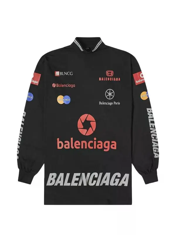 Balenciaga Top League Long-sleeve T-shirt - Black