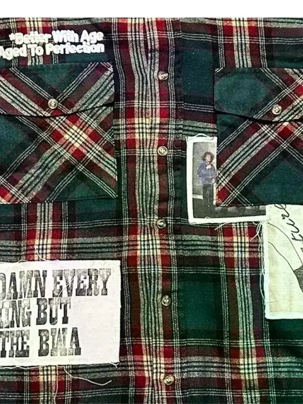 BETTER WITH AGE Muir Repair Patchwork Flannel Shirt