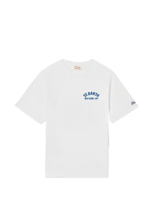 MC2 SAINT BARTH Portland Graphic-print T-shirt - White