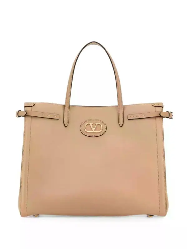 Valentino Garavani Vlogo Signature Tote Bag - Neutrals