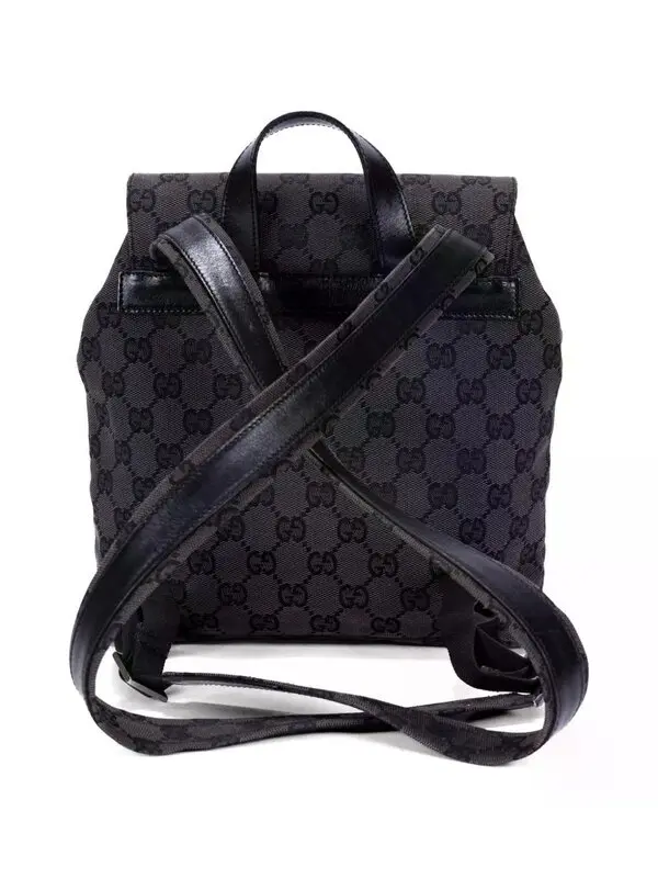 Gucci Gg Canvas Flap Backpack