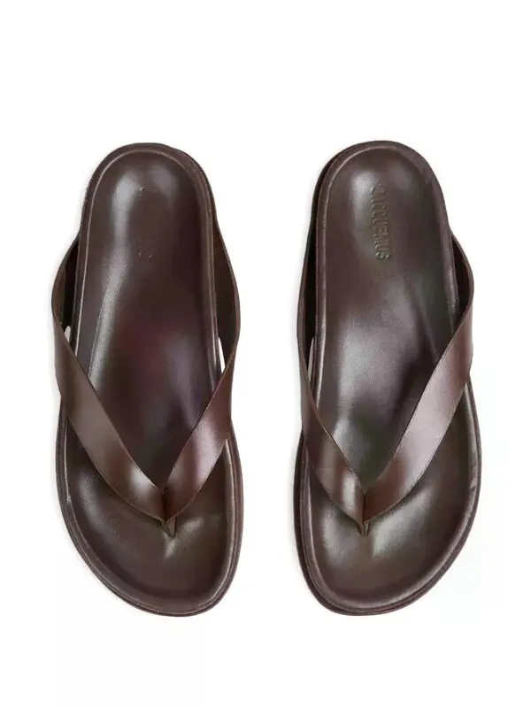 Jacquemus Les Tatânes Leather Sandals